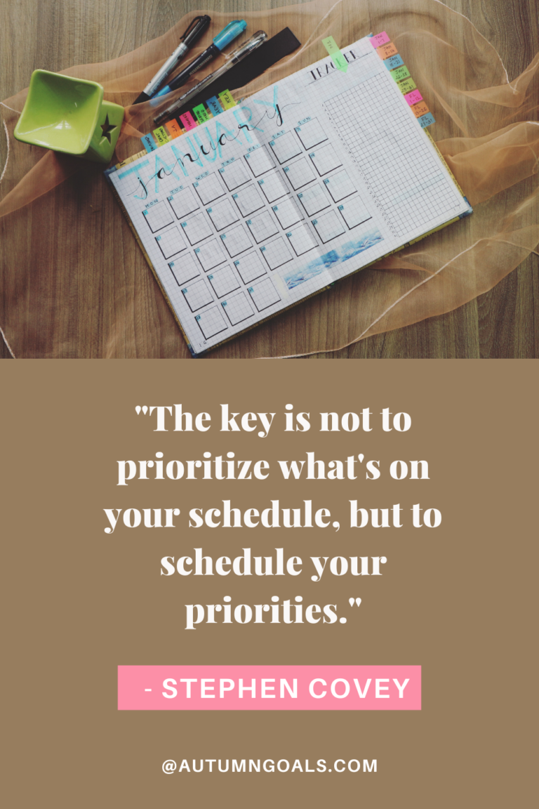 The Art of Managing Capacity | Autumn Goals
