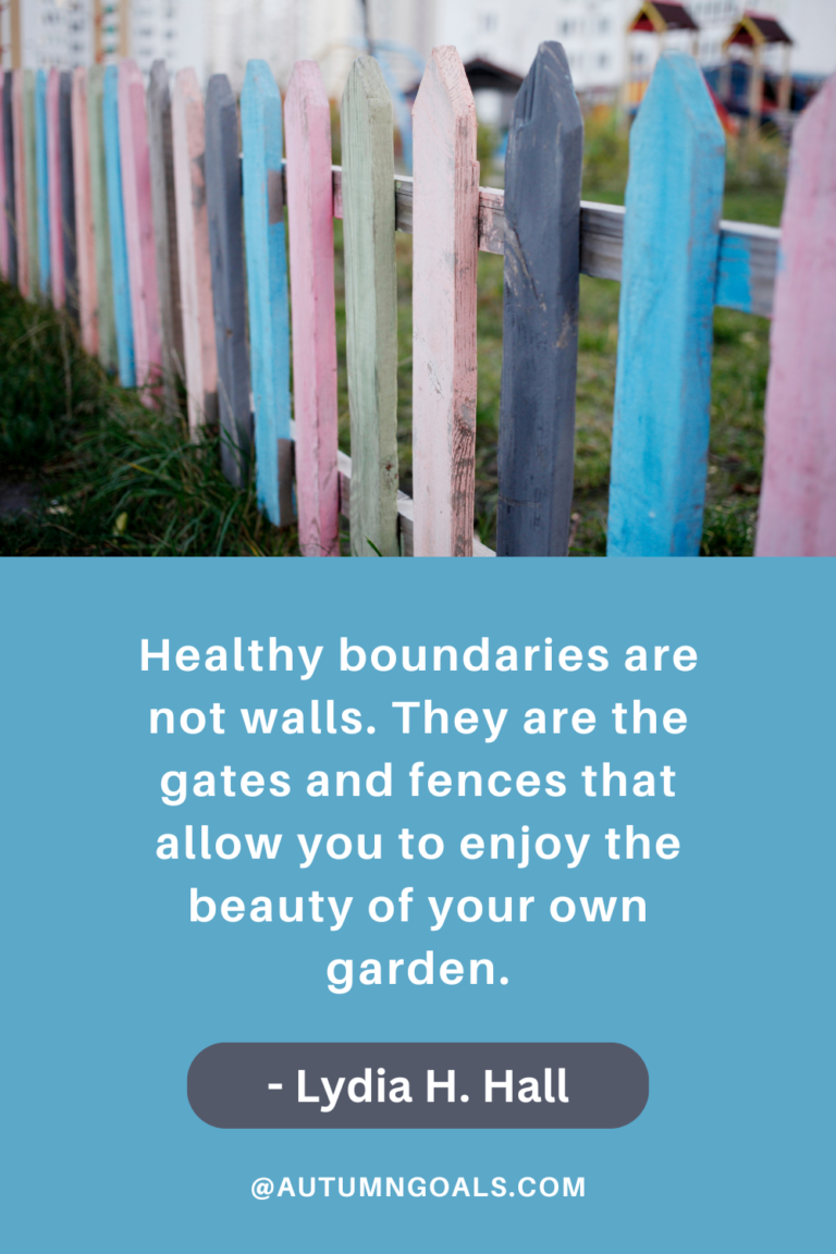 The Importance of Setting Boundaries | Autumn Goals